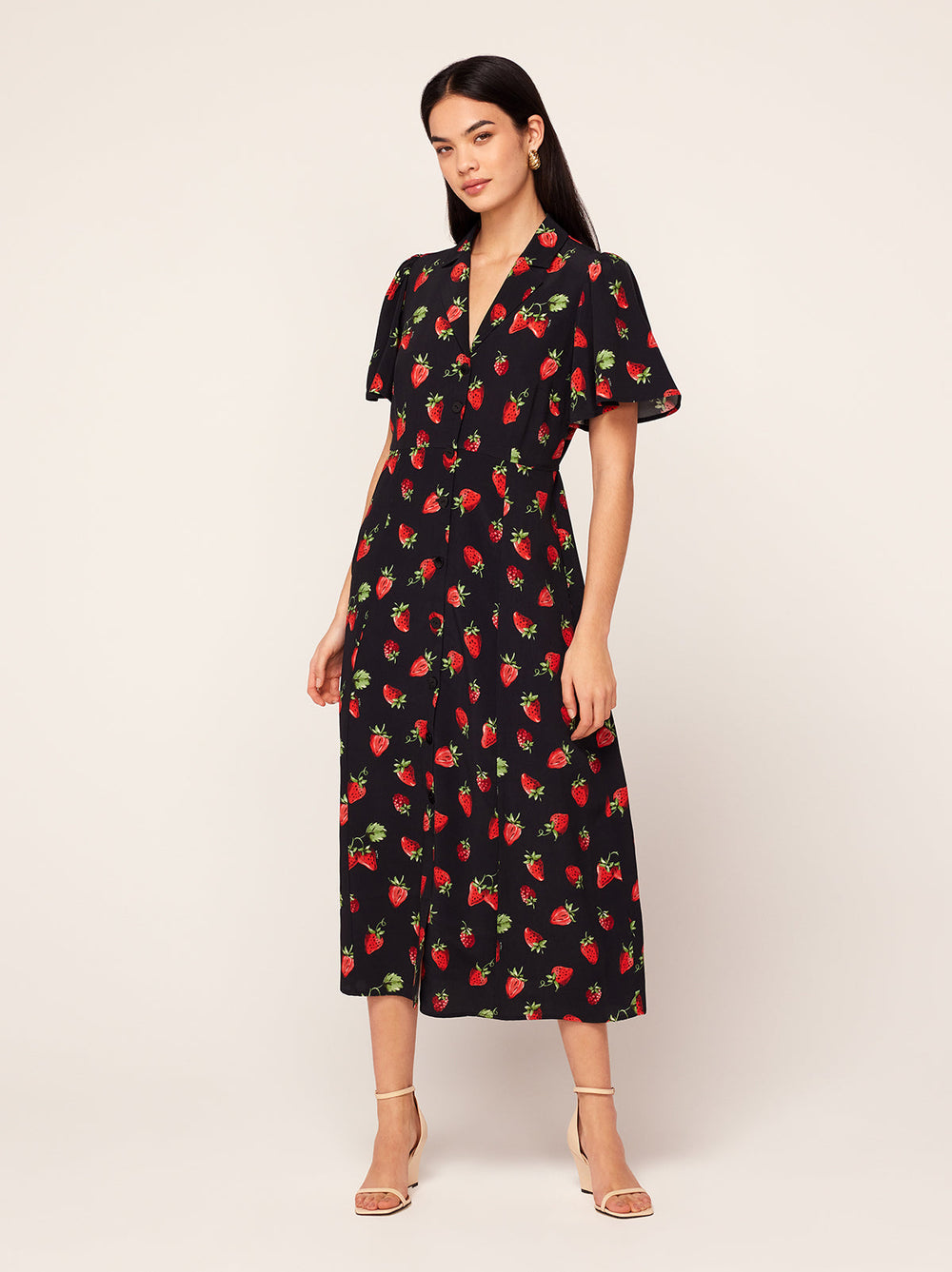 Midi Dresses - Floral, Print & Colourful Mid Length Dresses | KITRI Studio